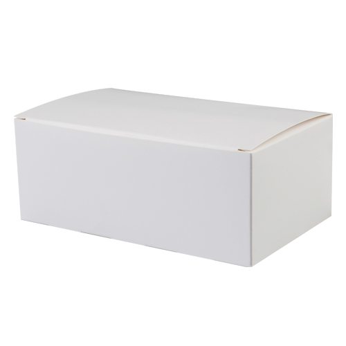 Silver Snacks Box 5x7x2.5 White Back, Pack of 1