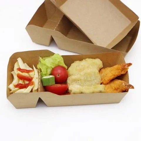 2 Cavity Food Tray, Pack of 1